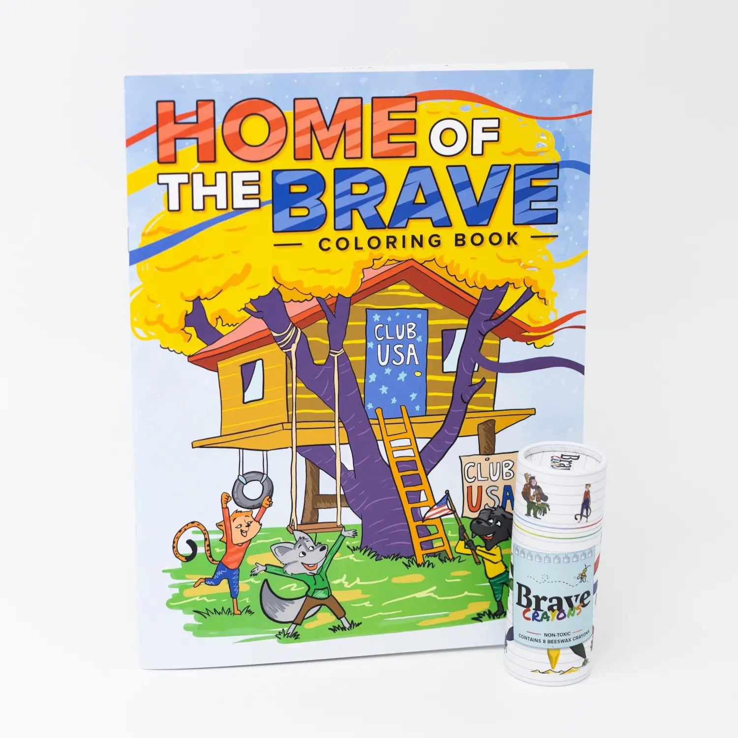 Freedom Island Crayon and Coloring Book Duo – BRAVE Books ESA Marketplace